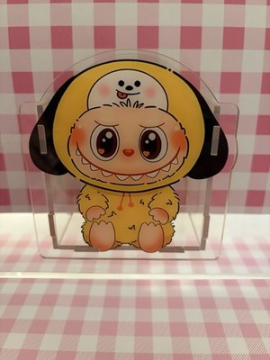 Labubu In Costume Adorable Acrylic Pen Box Holds Beaded Pens Collect ...
