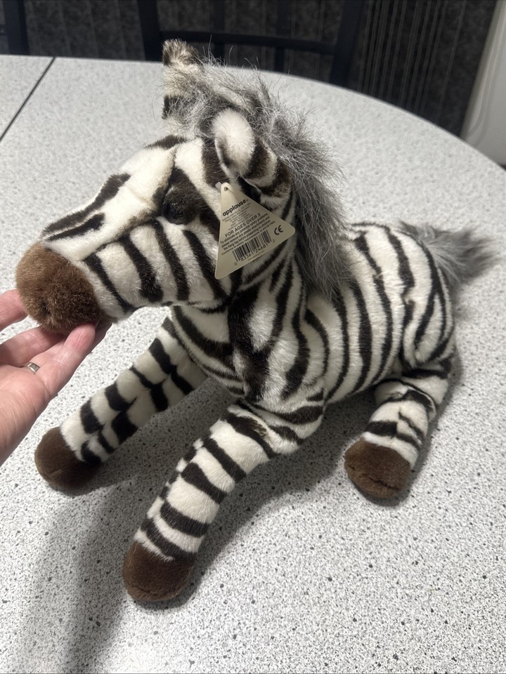 Dakin Zany Zebra 24681 Plush Floppy Cuddly Stuffed Africa Safari Zoo ...