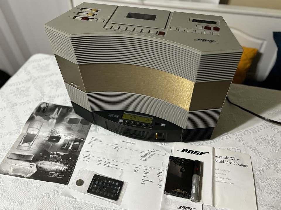 BOSE AW-1 Acoustic Wave CD Changer + Remote Bundle WORKS Tape Deck ...