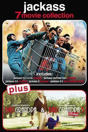 Jackass: 7-Movie Collection (DVD, 2016, 7-Disc Set, Canadian) for sale ...