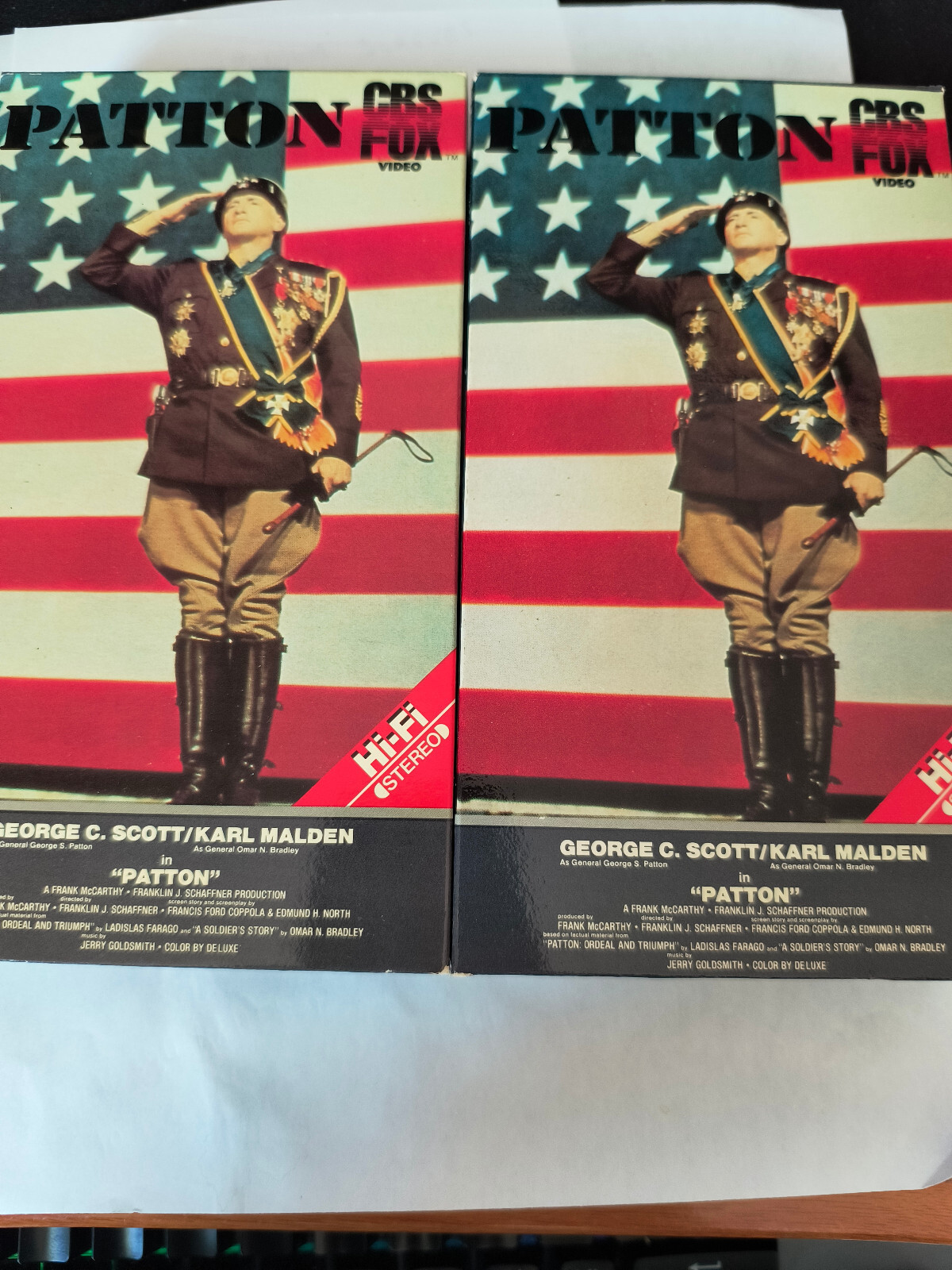 Patton (VHS, 1984) George C. Scott, Karl Malden 2 Tapes Part 1 and 2 | eBay