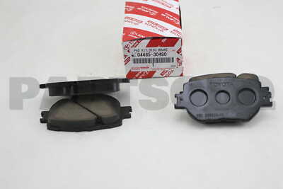 0446530480 Genuine Toyota PAD KIT, DISC BRAKE, FRONT 04465-30480 | eBay