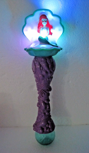 Disney Little Mermaid Ariel Bubble Wand Clamshell Light Music 1988 ...