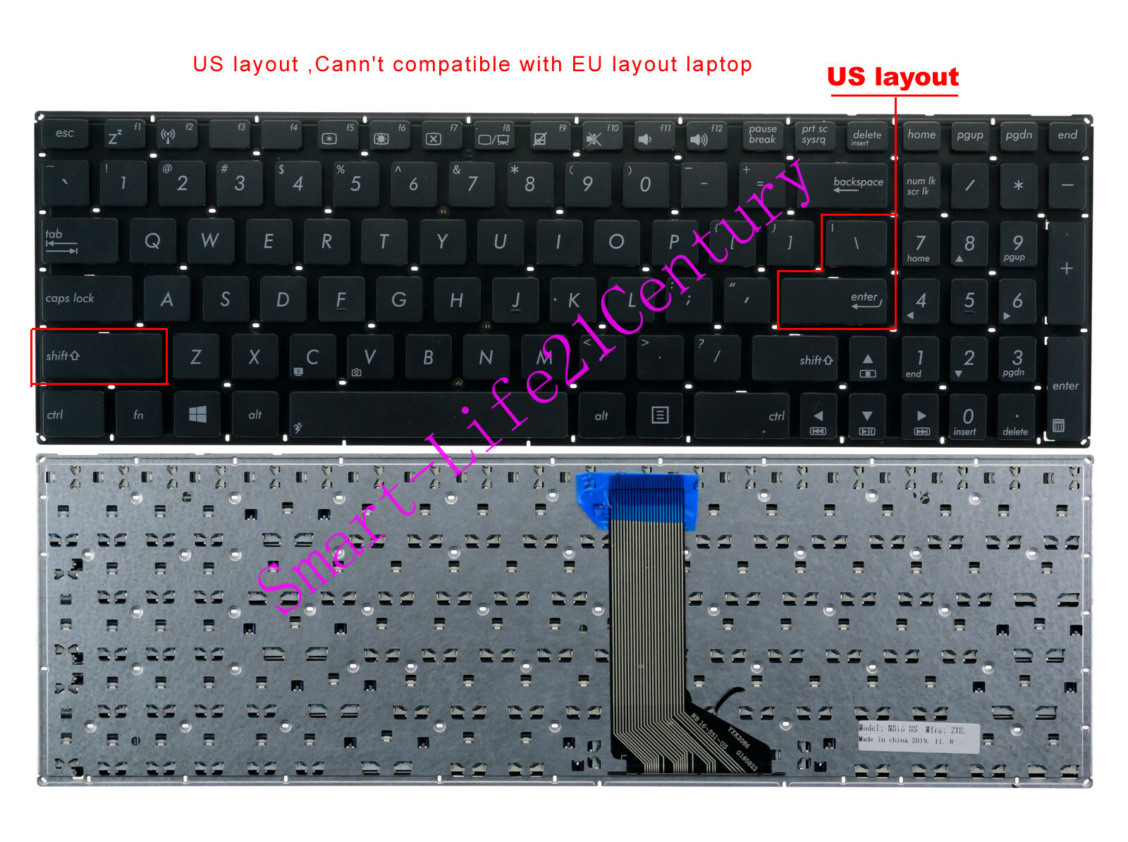 New for ASUS X551 X551C X551CA X551MA X551MAV X553 K553 series US ...