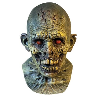 Dry Rot Mask Undead Zombie Scary Fancy Dress Halloween Adult Costume ...