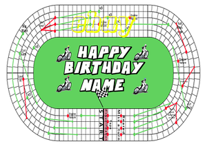 Personalised Happy Birthday Speedway Game Themed Card with envelope | eBay
