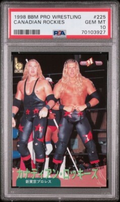 1998 BBM Wrestling WWE WWF Canadian Rockies Edge Christian RC Rookie ...