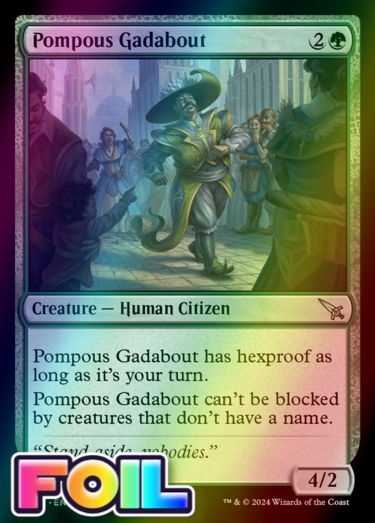 x1 Pompous Gadabout MKM MTG 171 FOIL UNCOMMON M/NM 1x | eBay