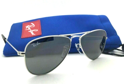 New Junior Kids Ray-Ban Sunglasses RJ 9506-S 212/6G 52-14 Silver w/Grey ...