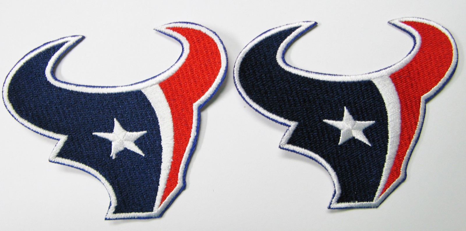 (1) LOT OF (2) NEW NFL HOUSTON TEXANS EMBROIDERED PATCHES ITEM # 08 | eBay