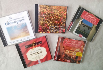 lot 5 CD musique classique opéra neuf aranjuez Farinelli chopin nature ...