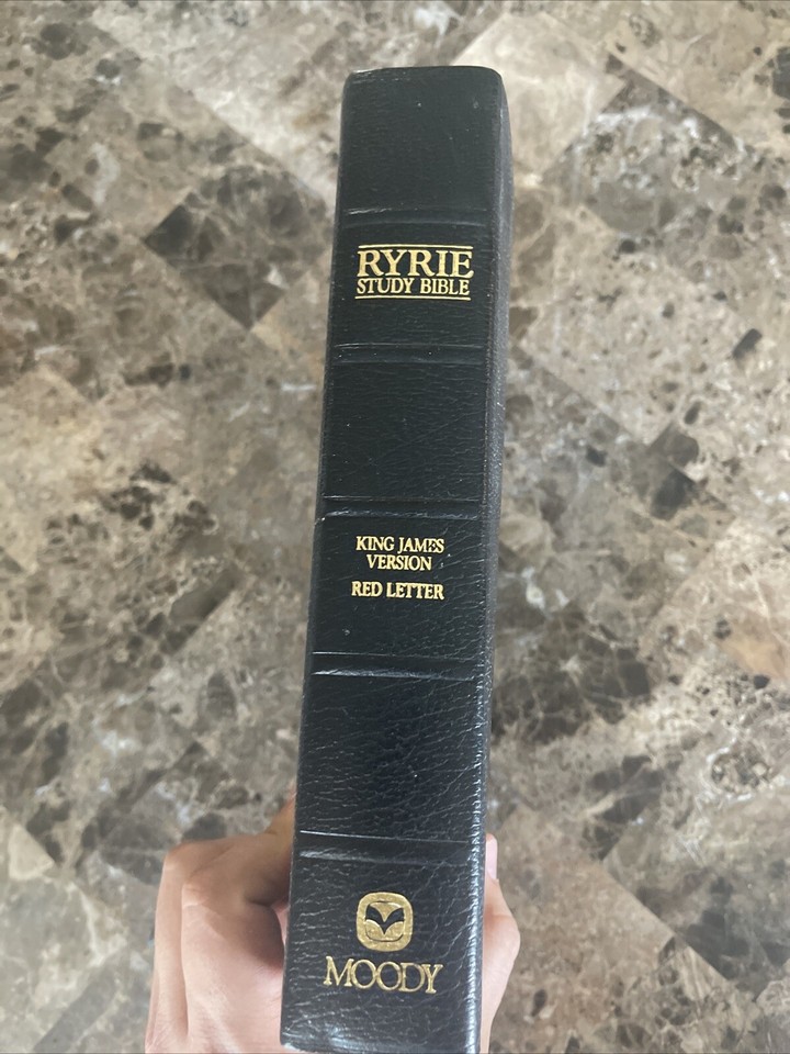 Ryrie Study Bible 1978 King James Version Red Letter Moody ...