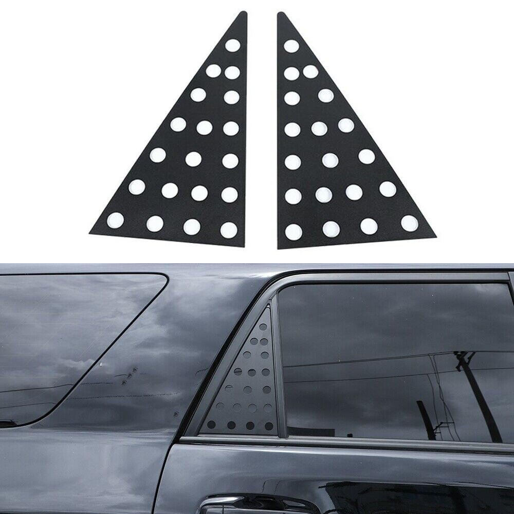 Black C-pillar Triangular Window Glass Plate Trim Accessories For ...