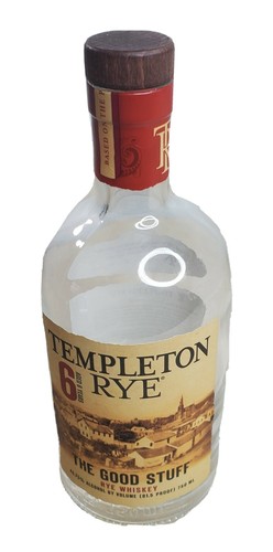 Empty Templeton Rye Glass Bottle Clear 750ml With Original Lid | eBay