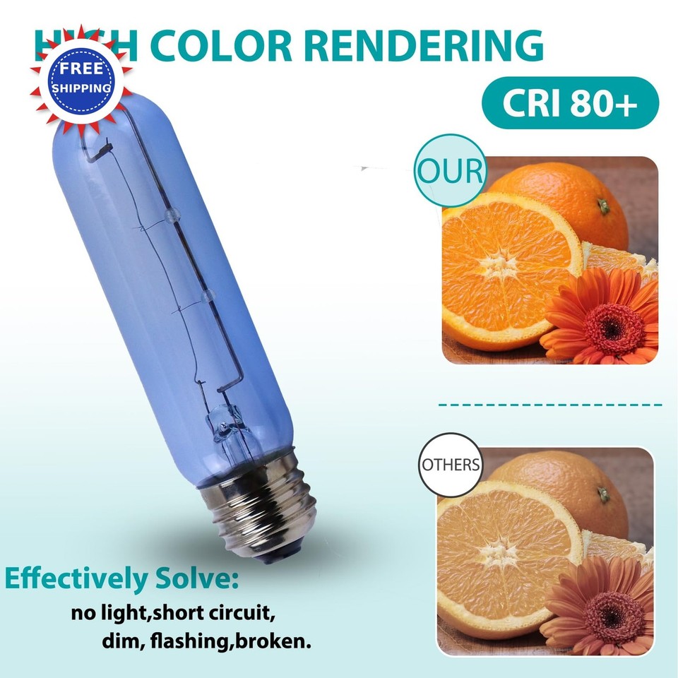 Upgrade 7006999 Blue Glass Bulb 4 Pack Compatible with sub Zero ...
