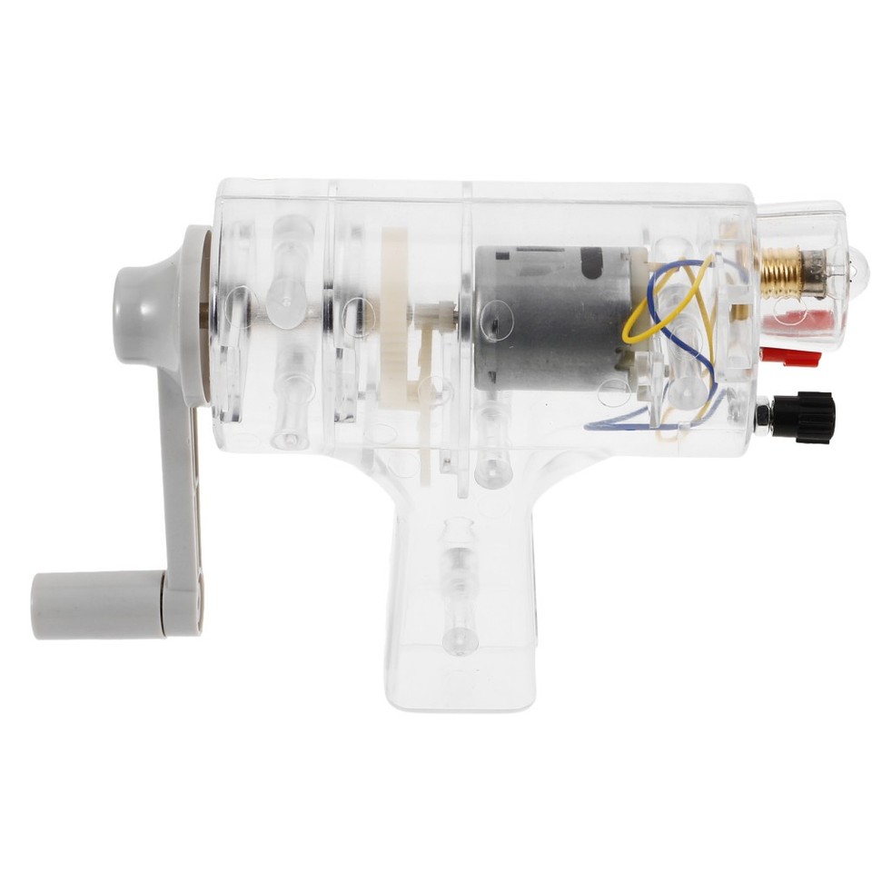 Diy Electric Generator Electricity Hand Crank Science Experiment | eBay ...