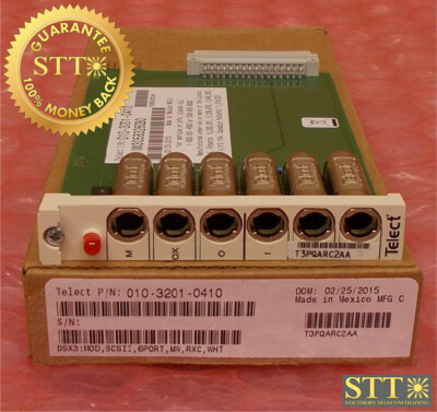 010-3201-0410 TELECT DSX-3 BB 6-PORT MODULE T3PQARC2AA NEW | eBay
