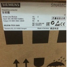 Siemens 6SL3130-7TE31-2AA3 Active Line Module for sale online | eBay