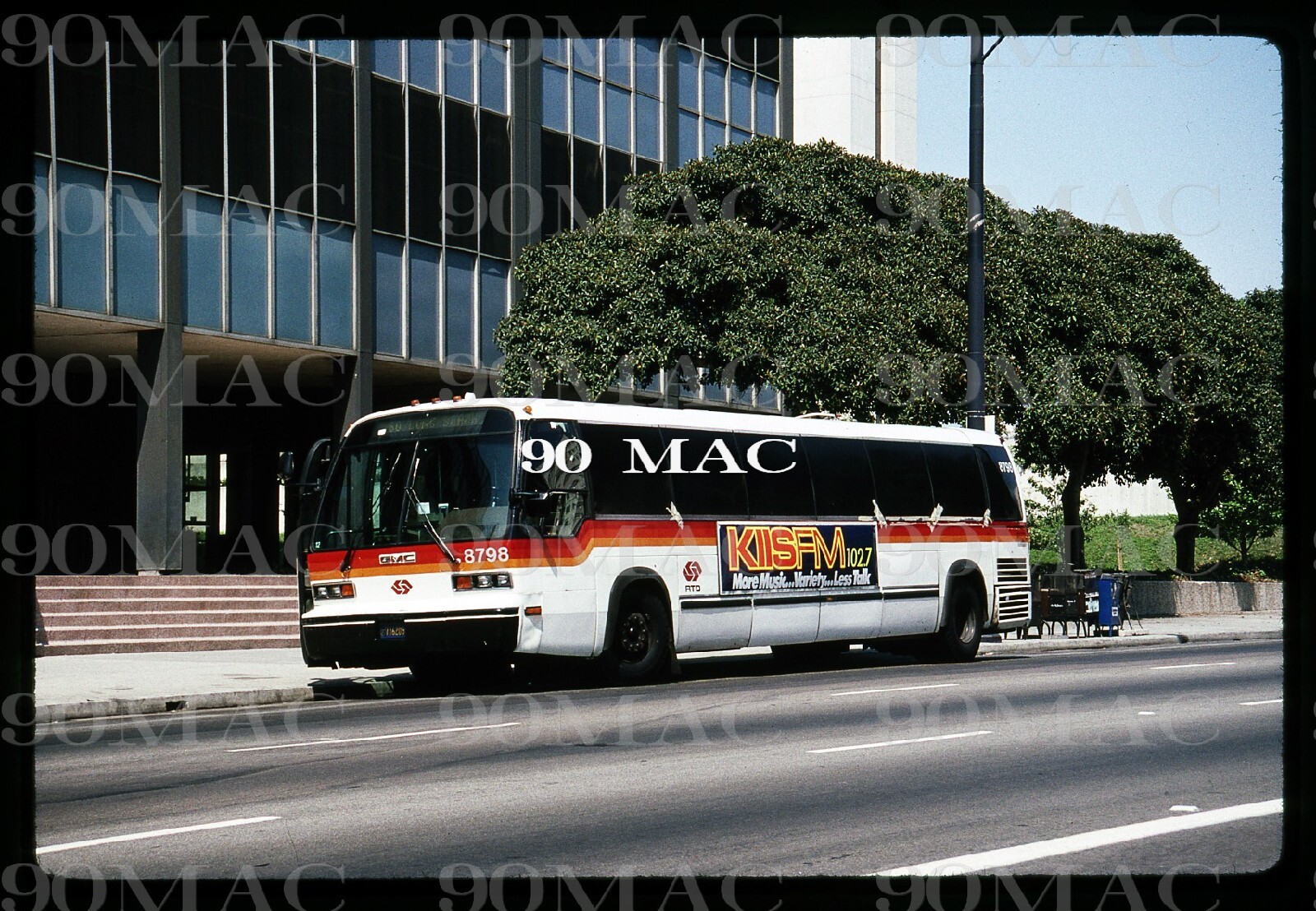 SCRTD. GM RTS Bus #8798. Long Beach (CA). Original Slide 1989. | eBay