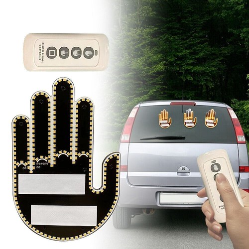 Remote Control Gesture Light Rear Windshield Indicator Light Car | eBay