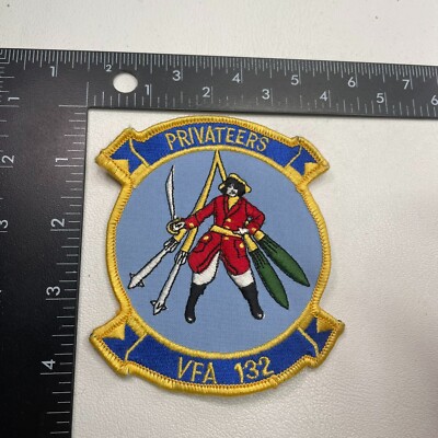 U.S. Navy Strike Fighter Squadron PRIVATEERS VFA 132 Patch 28MZ | eBay
