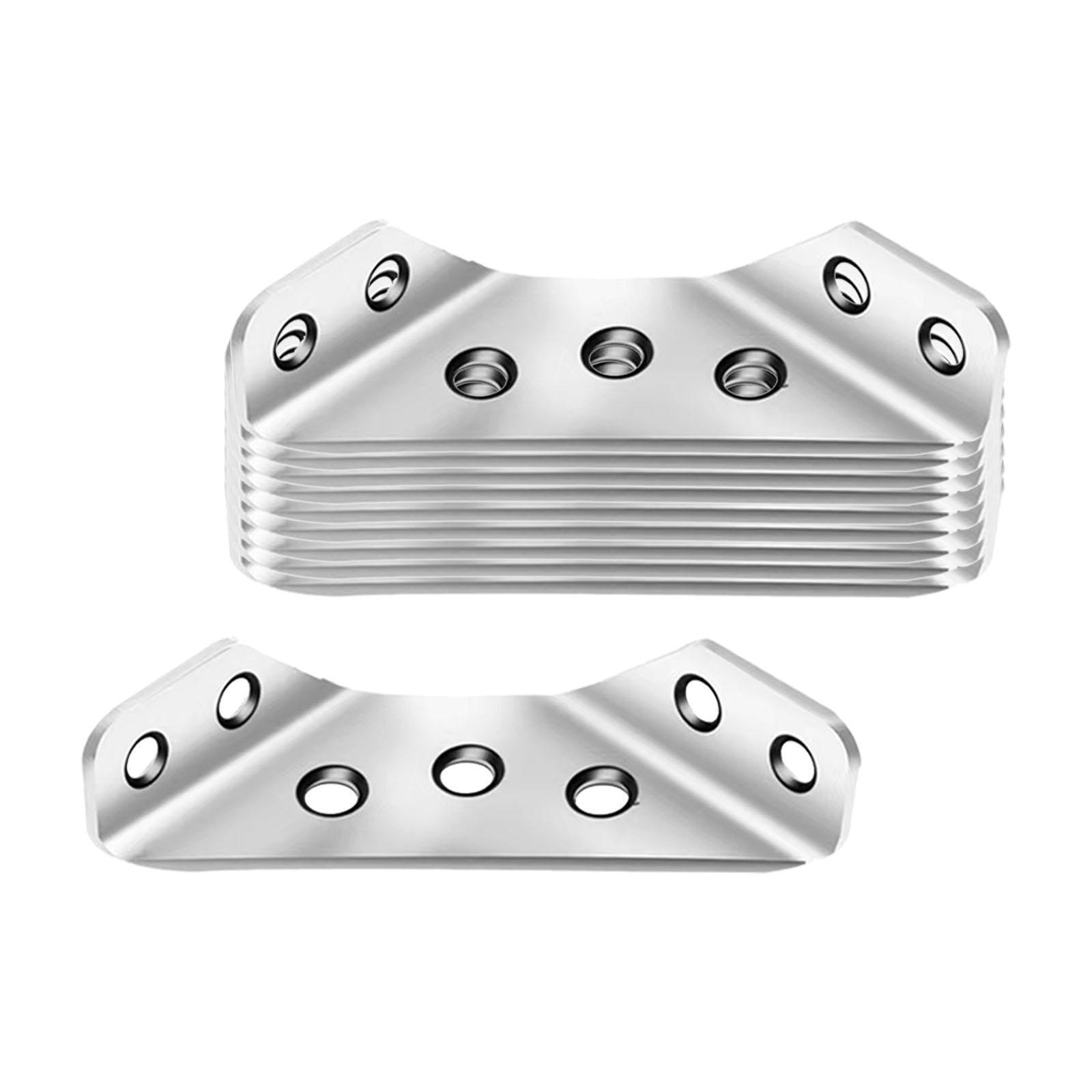 10Pcs Multifunctional Angle Code Stainless Steel Multifunction Triangle ...