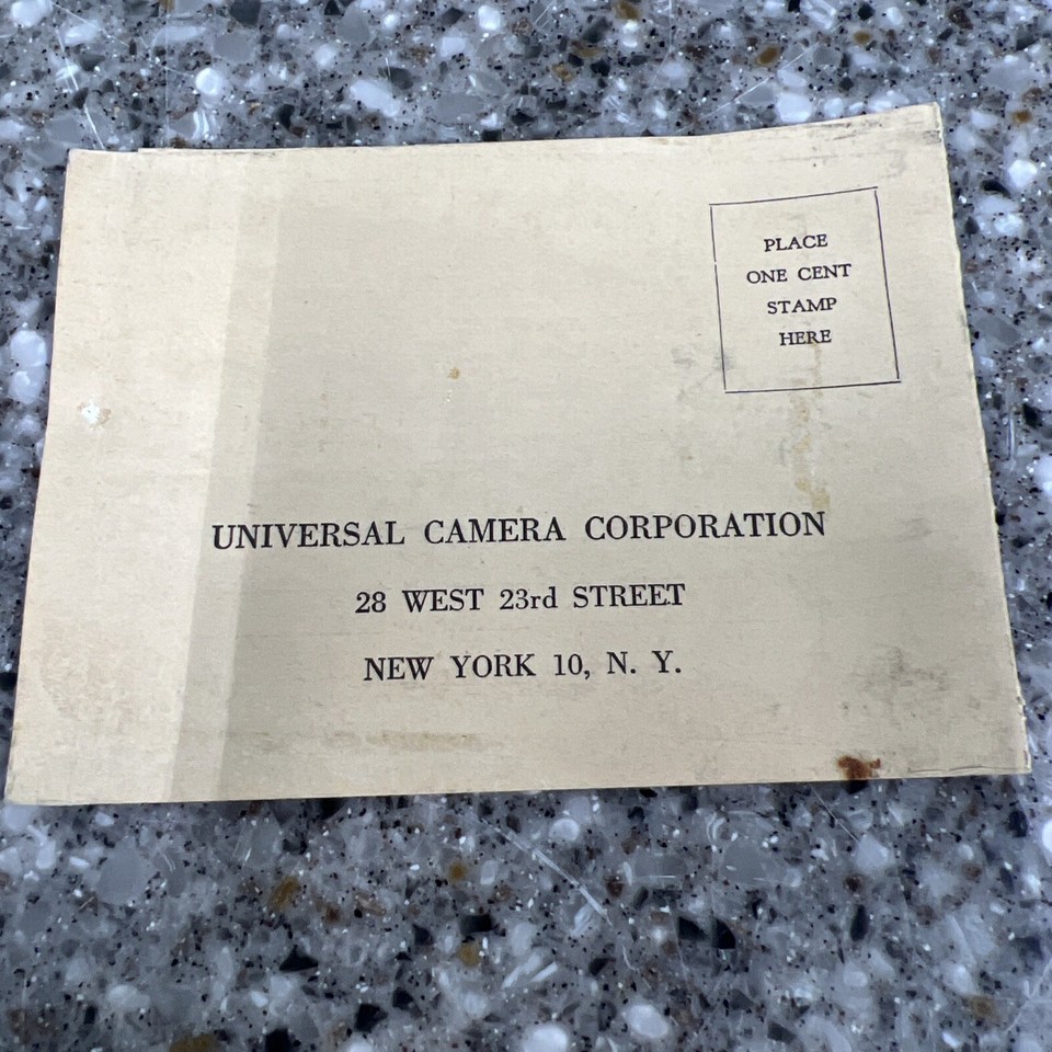 Vintage Uniflex 1 Universal Camera Untested | eBay