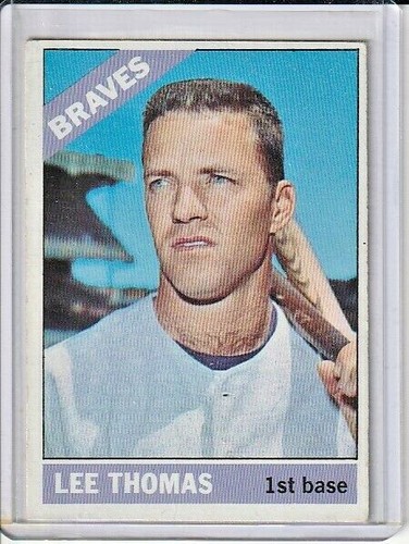 Lee Thomas-Atlanta Braves-1966 Topps Baseball Card #408 | eBay