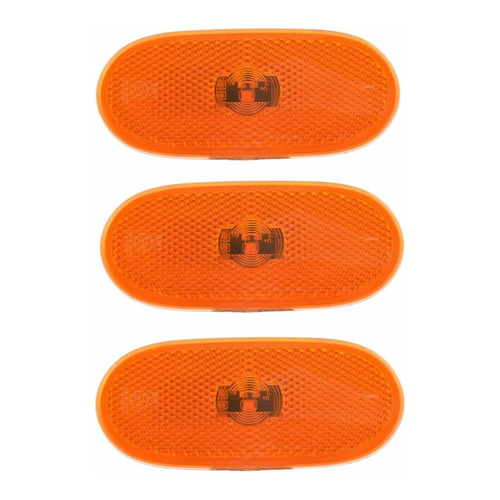 3Pc Mercedes Sprinter 2014 Onwards Side Marker Lens LED Lamp Amber ...