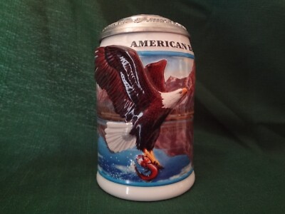 CS452 – 2001 AMERICAN BALD EAGLE – SUMMER STEIN | eBay