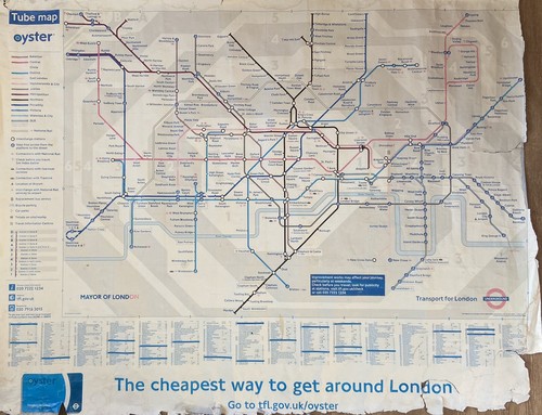 Full Size Tube Map | eBay UK
