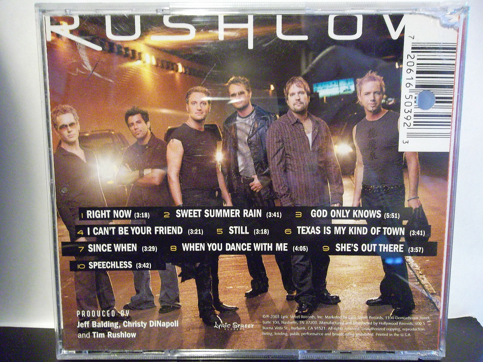Right Now by Rushlow (CD, Jan-2004, Lyric Street) 720616503923| eBay