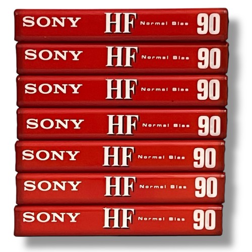 7 Pack Sony HF 90 Minute Blank Audio Cassette Tapes High Fidelity C ...