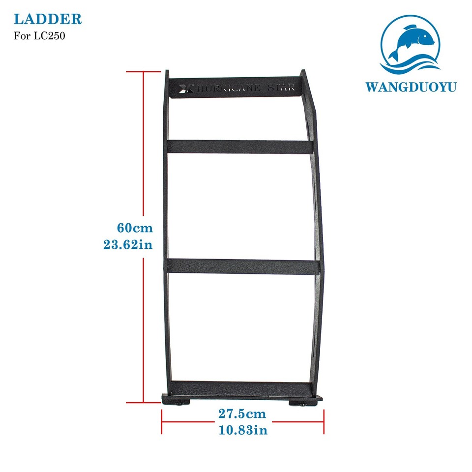 Aluminum Tailgate Rear Half Ladder for 2024-2025 Toyota Land Cruiser ...