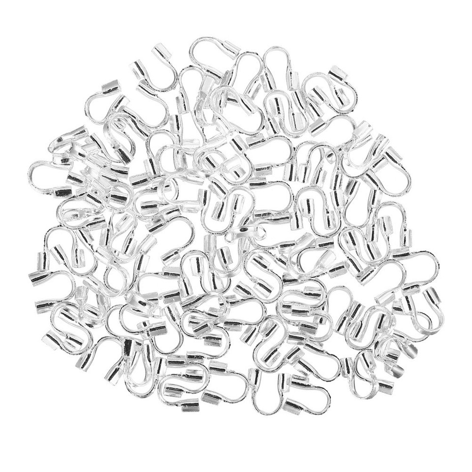 200Pcs wire guards for jewelry making Jewelry Wire Protectors Beads ...