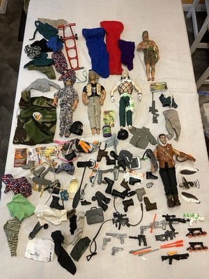 Action Man Huge Job Lot Action Men Figures Guns Clothes Accessories ...
