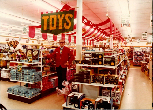 1960s Vtg True Value Hardware Store Toy Display Ford John Deere ...