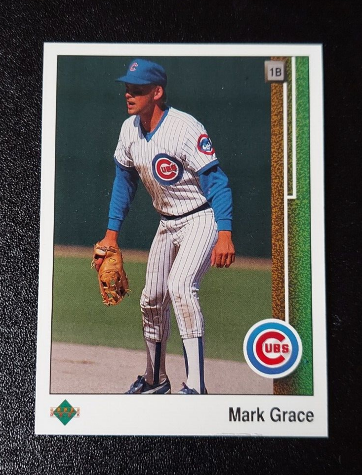 1989 Upper Deck Baseball #140 MARK GRACE ROOKIE RC 89 Chicago Cubs MINT ...