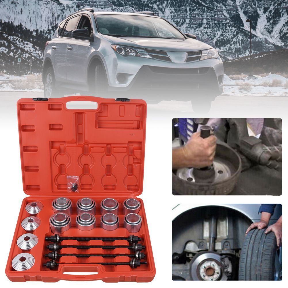 Universal Press and Pull Sleeve Tool Kit Bushing Bearing Seal Driver ...