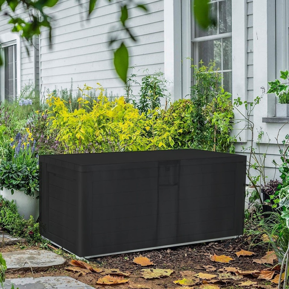 Outdoor Storage Box Cover for Keter Denali 200 Gallon Resin Large Deck ...