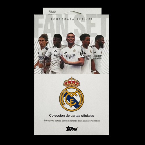 24-25 Topps football star card Real Madrid Real Madrid Box Club Fan Set ...
