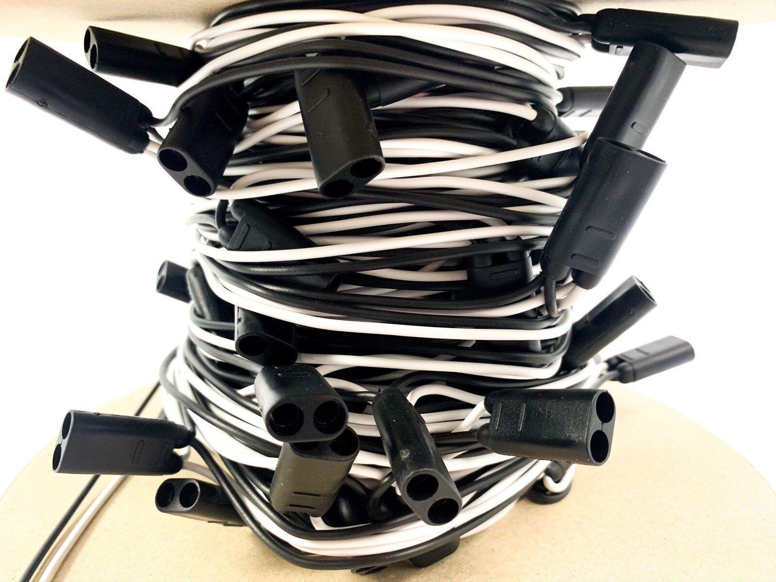 99' Roll 12" Wire Harness w/ Bullet Plugs for LED Side Marker Trailer ...