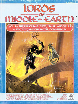 Lords of Middle-Earth Vol 1:The Immortals: Elves, Maiar, & Valar ICE ...