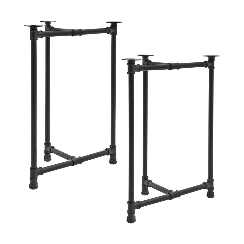 Table Legs Set of 2 Metal Desk Leg 28-Inch Dining Table Legs Industrial ...