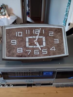 Vintage MCM TIMEX Kitchen Office Man Cave Basement Madmen Bar Wall ...