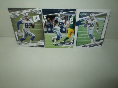 3 DEMARCUS LAWRENCE 2020 21 CARDS Donruss Prestige DALLAS COWBOYS HOF ...