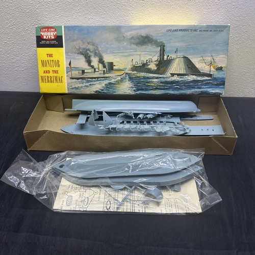 Life-Like The Monitor and The Merrimac B257-200 Model Kit | eBay