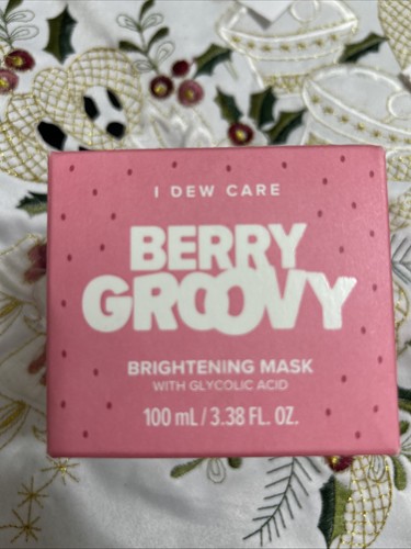 I Dew Care Berry Groovy Brightening Glycolic Wash-Off Mask 3.52 oz Exp ...