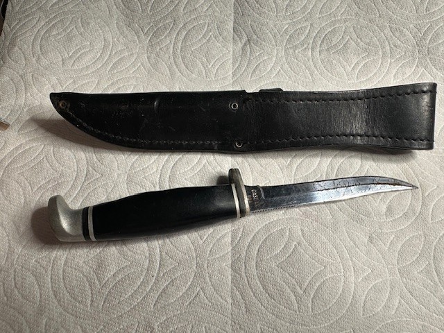 CASE XX 2 Finn FIXED BLADE KNIFE w/Sheath USA Hunting Fishing Sport | eBay