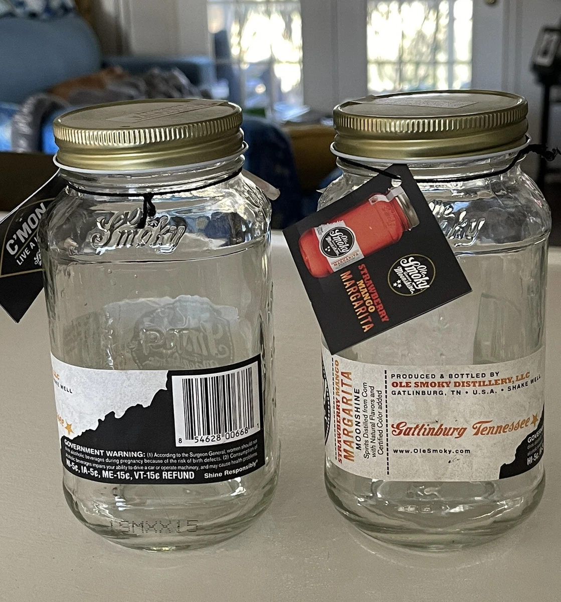 Moonshine Jar Label Clip Art